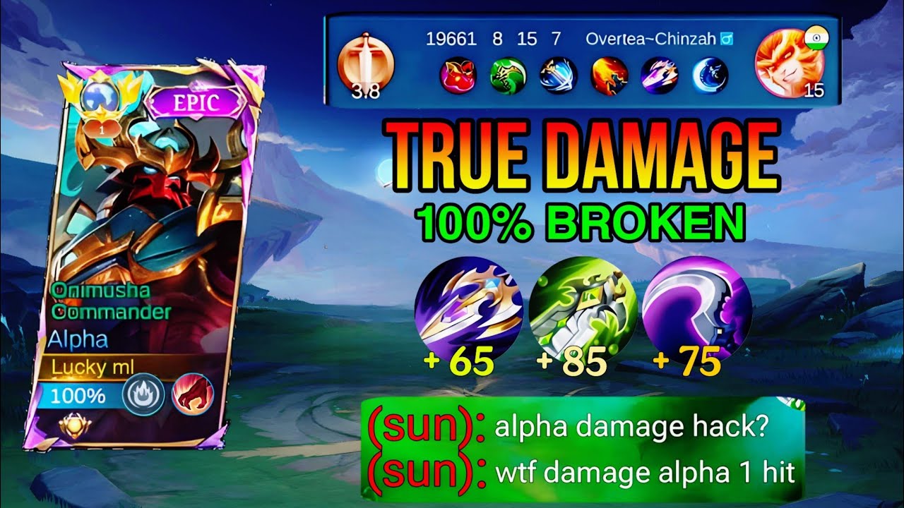 FINALLY I FOUND THE BEST BUILD AND EMBLEM ALPHA NEW META BUILD 2025 ...