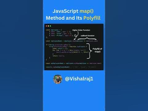 JavaScript map() method & it's poyfill #shorts - YouTube