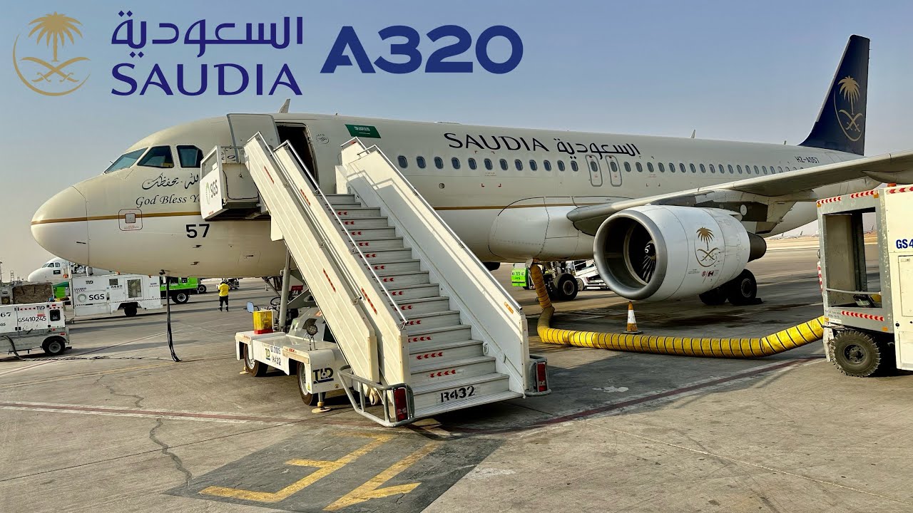 4K SAUDIA A320 Economy Class + Lounge 🇦🇪 Abu Dhabi AUH - Riyadh RUH 🇸🇦 ...