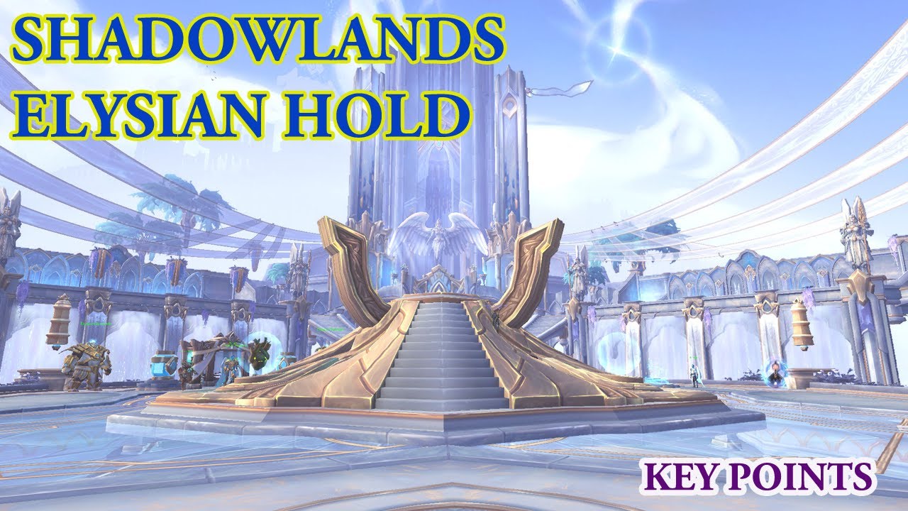 WoW Shadowlands Kyrian Sanctum Elysian Hold beta - YouTube