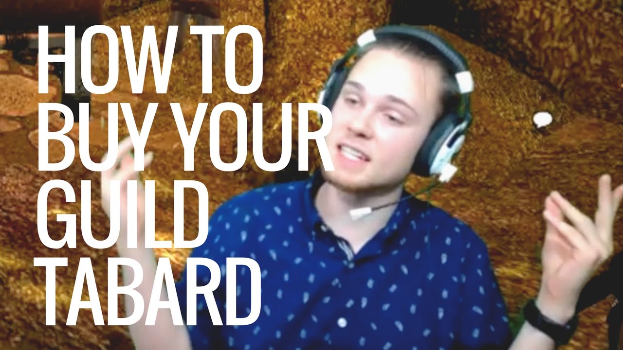 How to buy a Guild Tabard in ESO - YouTube