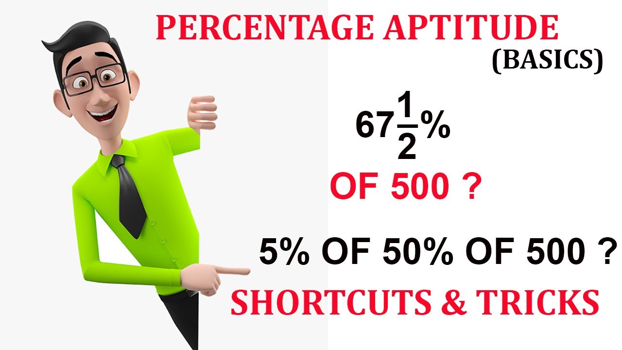 APTITUDE (PERCENT BASICS)| YOU WILL BE SURPRISED TO KNOW IT IS THIS ...