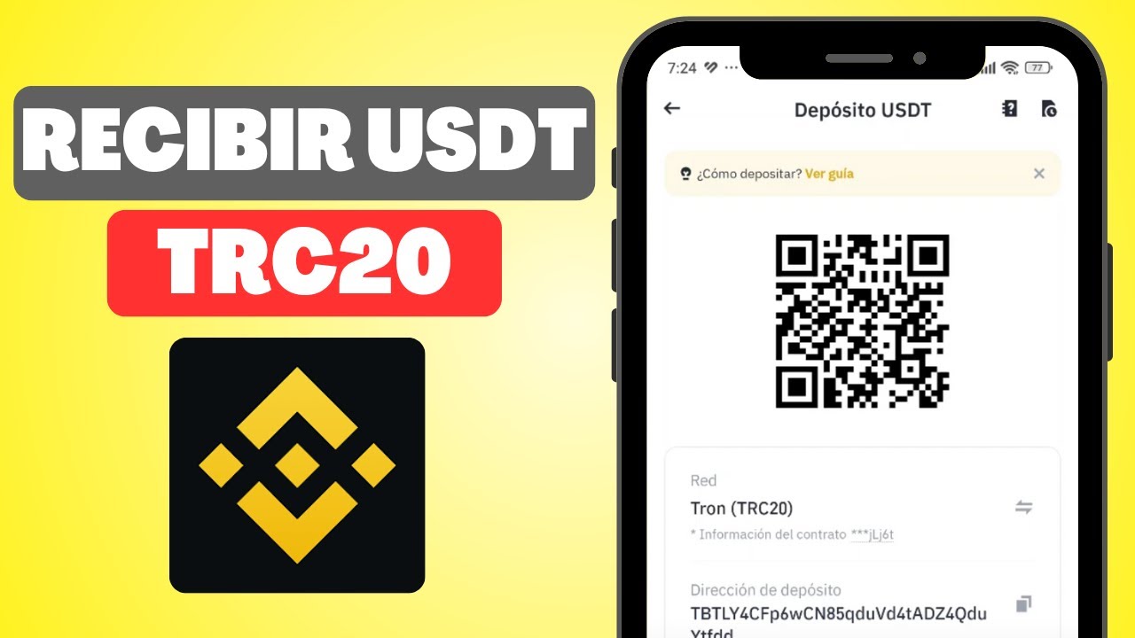 Cómo RECIBIR USDT TRC20 en Binance en 2025 (Fácil y Rápido) - YouTube