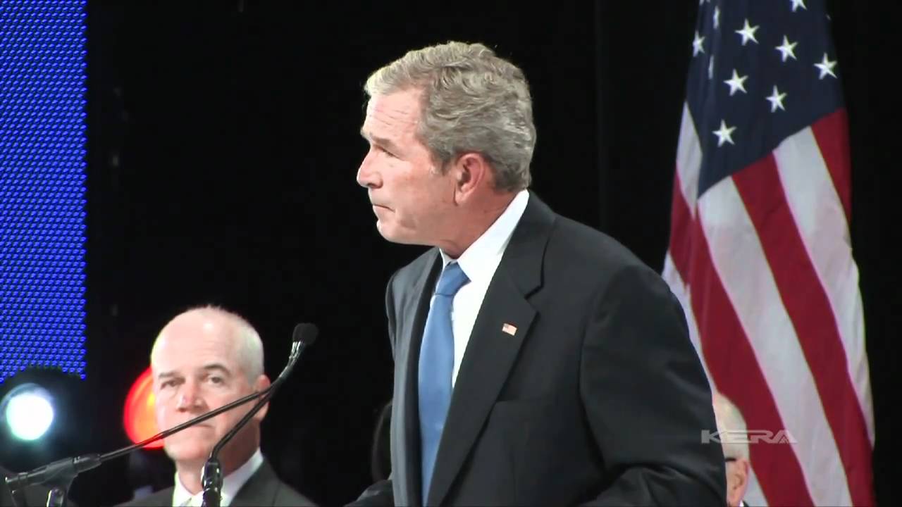 Groundbreaking Bush Ceremony - YouTube