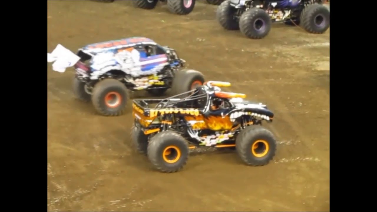 Monster Jam, 2014, East Rutherford NJ, Metlife Stadium, 6/14/14 (Full ...