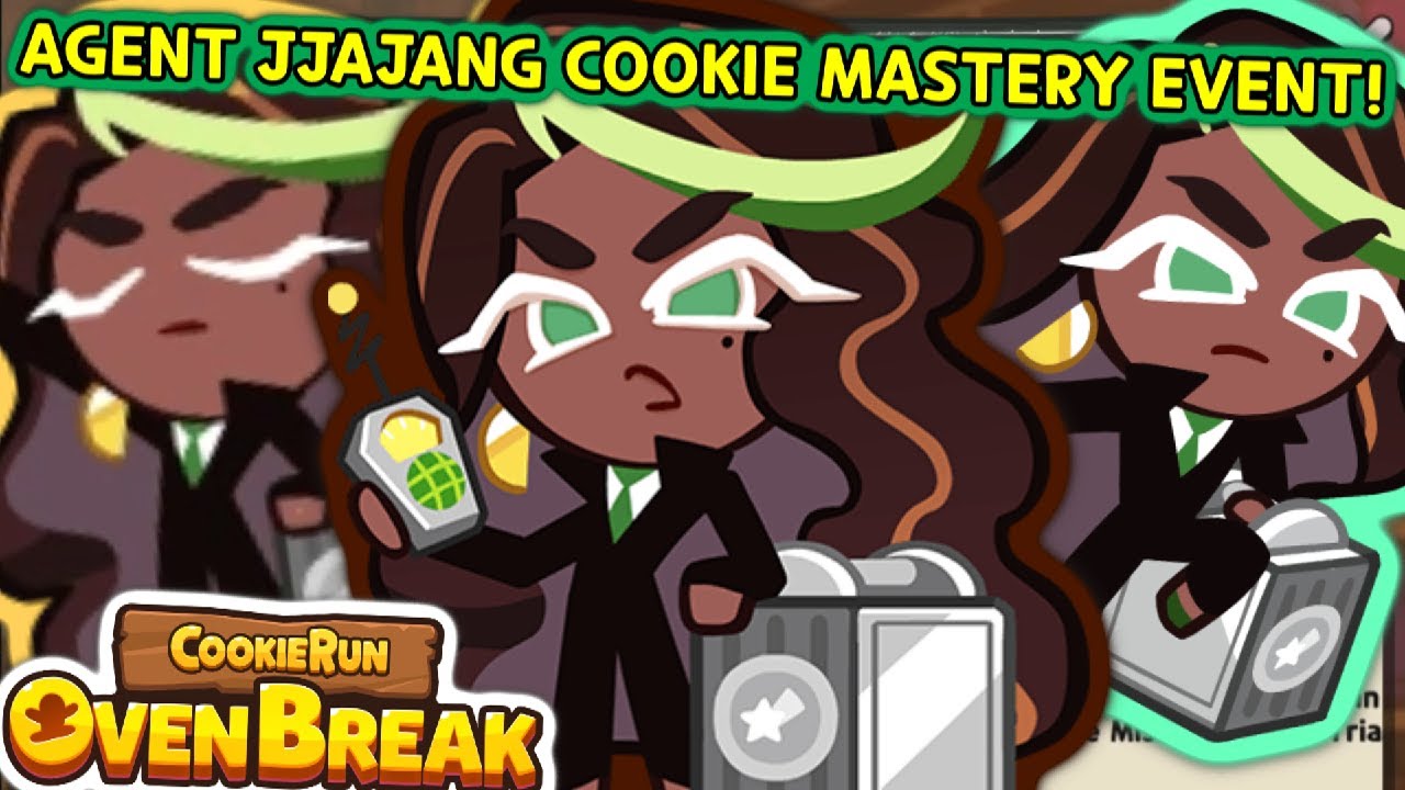 AGENT JJAJANG COOKIE MASTERY EVENT! (Cookie Run: OvenBreak) - YouTube