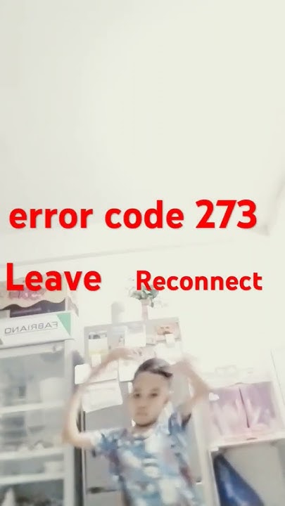 error code 273 - YouTube