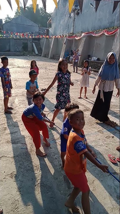 LOMBA TARIK TAMBANG ANAK KECIL - YouTube