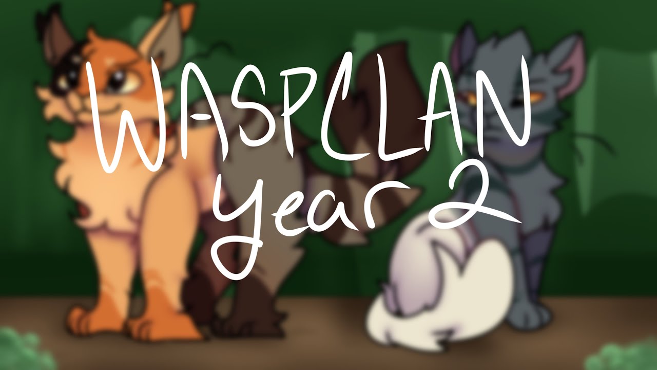 WaspClan Year 2 | Clangen Art + Commentary - YouTube