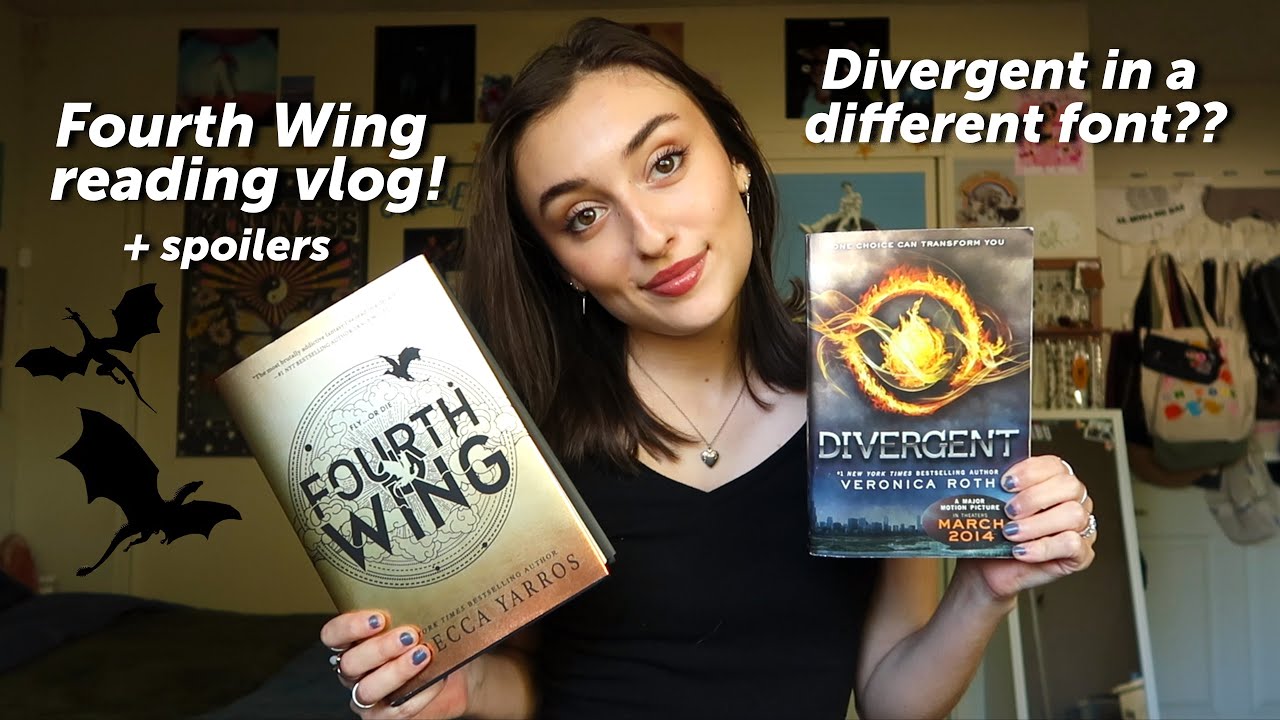 Divergent in a different font?? | Fourth Wing reading vlog - YouTube