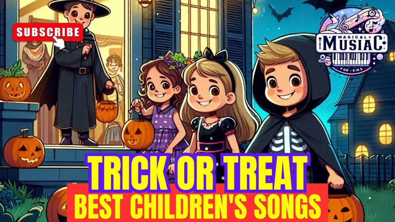 Trick or Treat Halloween Song Mix 🎃👻 Children's Songs 🎉 Videos for ...