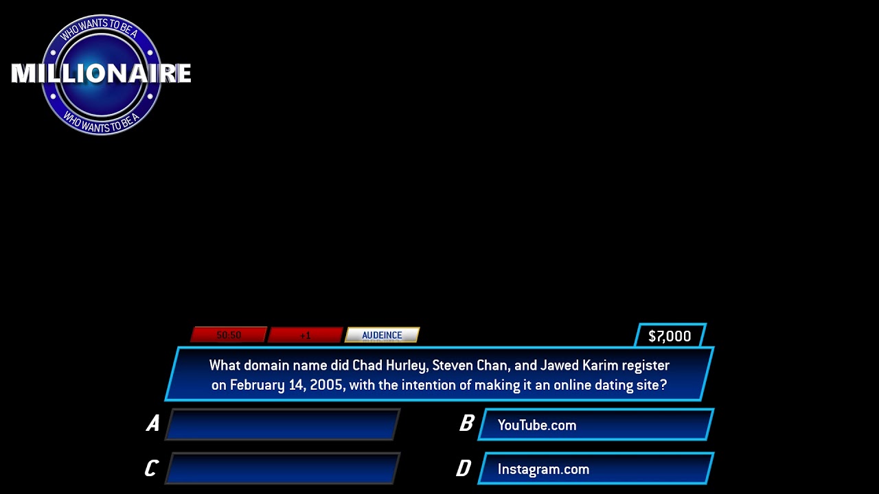 Who Wants to be a Millionaire Season 17 PPT Graphics Test - YouTube