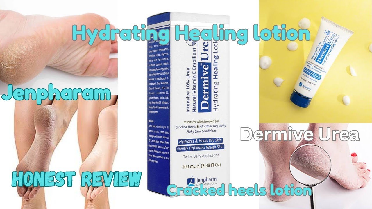 Dermive Urea Hydrating Healing Lotion 🧴 Cracked Heels Lotion 🧴💯 Honest ...