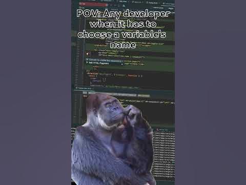 When you choose variable names#codelife #programminghumor #programming #programmingmemes - YouTube