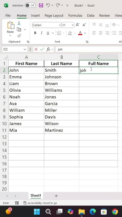 "Excel Flash Fill 🔥 Instantly Auto-Fill Data Like Magic! 🚀" - YouTube