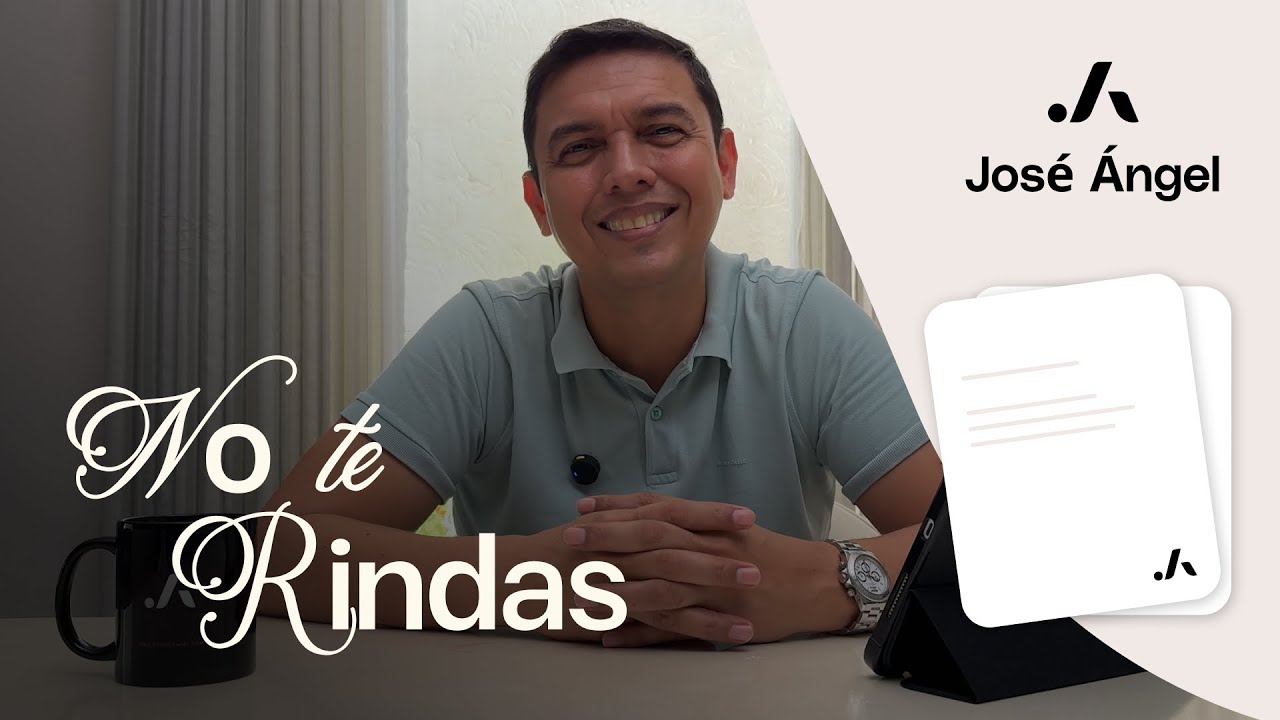 No te Rindas - Pr. Jose Angel - YouTube