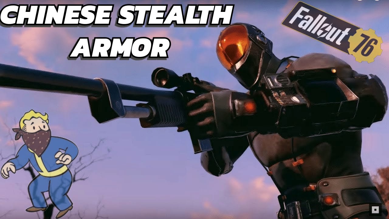 Fallout 76 - Chinese Stealth Armor! - Quick Tutorial!! - YouTube