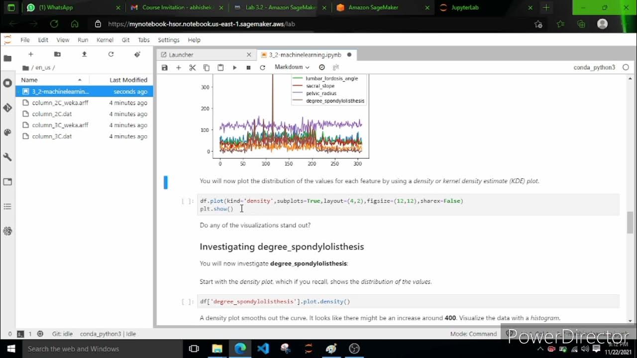 2. AWS Machine Learning Foundation Course (AWS Lab 3.2 Amazon Sagemaker ...