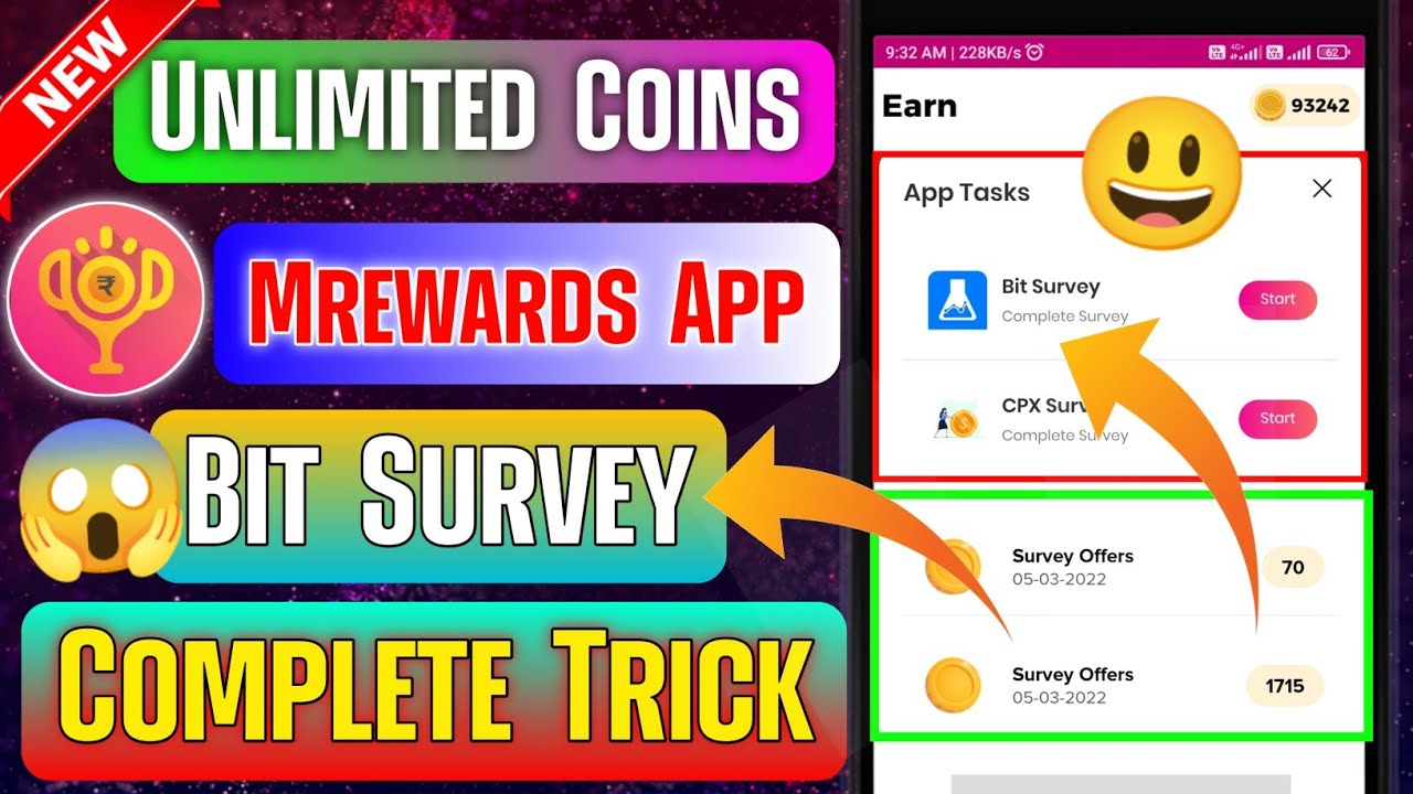 mRewards App Bit Survey Complete Trick 2023| mRewards Survey Complete ...