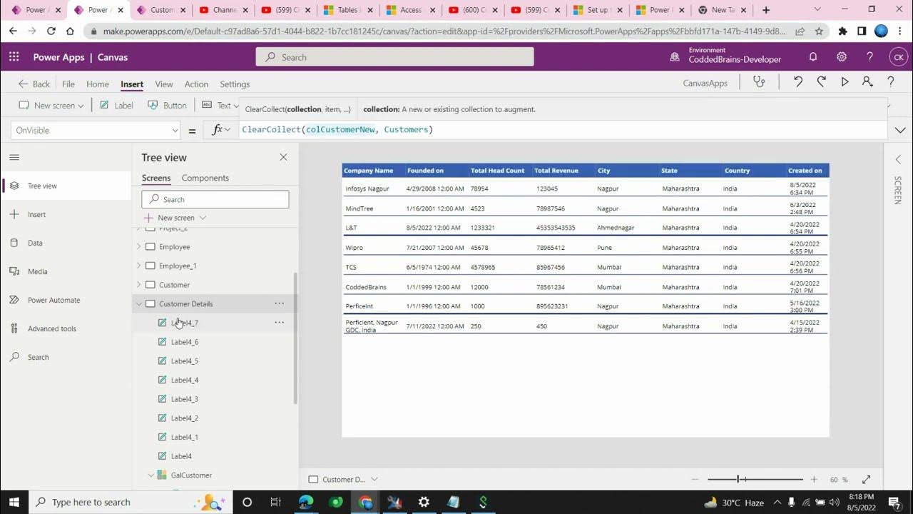 Part 1 How To Use Collections In Powerapps Canvas Gallery Control Youtube