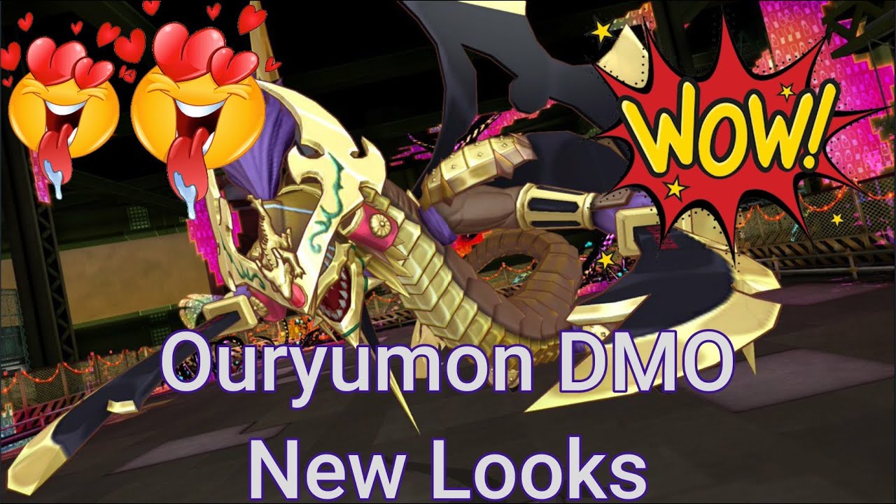 Digimon Masters Online (DMO) Ouryumon new looks!! More Detailed and ...