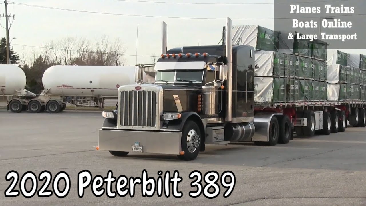 2020 Black Peterbilt 389 Truck In Sarnia Ontario - YouTube