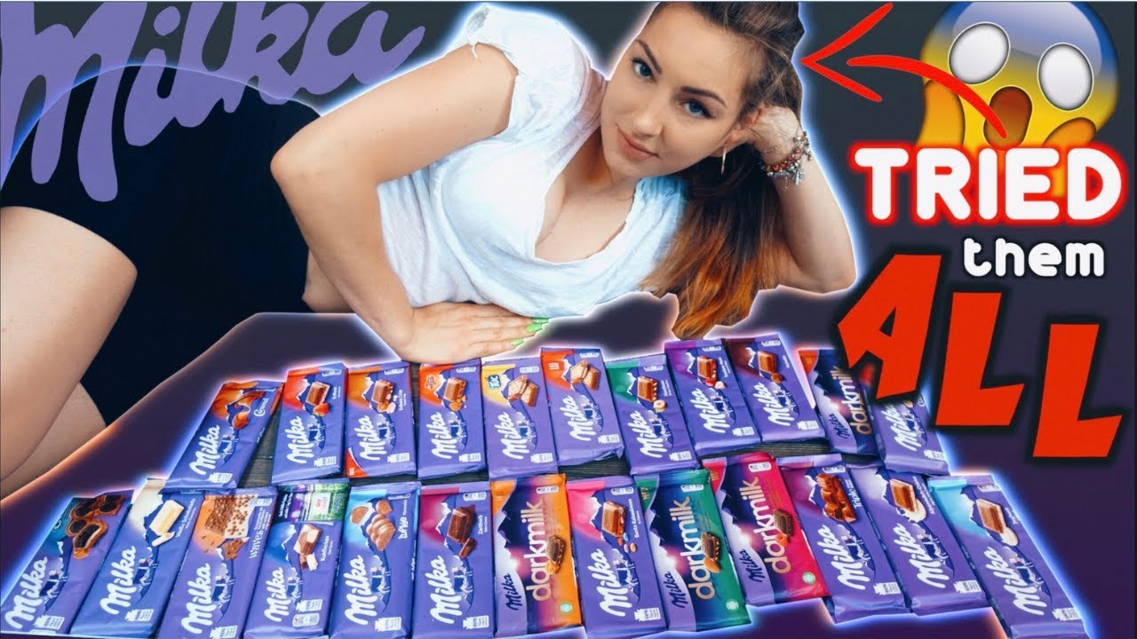 I tried & rated EVERY SINGLE MILKA Bar FLAVOR | SNACK REVIEW - YouTube