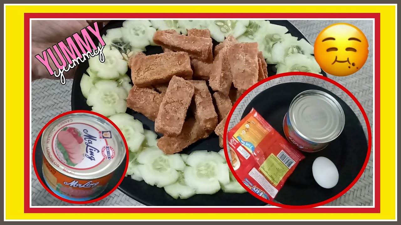 HOW TO COOK EASY MALING||FRIED LUNCHEON MEAT WITH EGG AND CRISPY FRY # ...