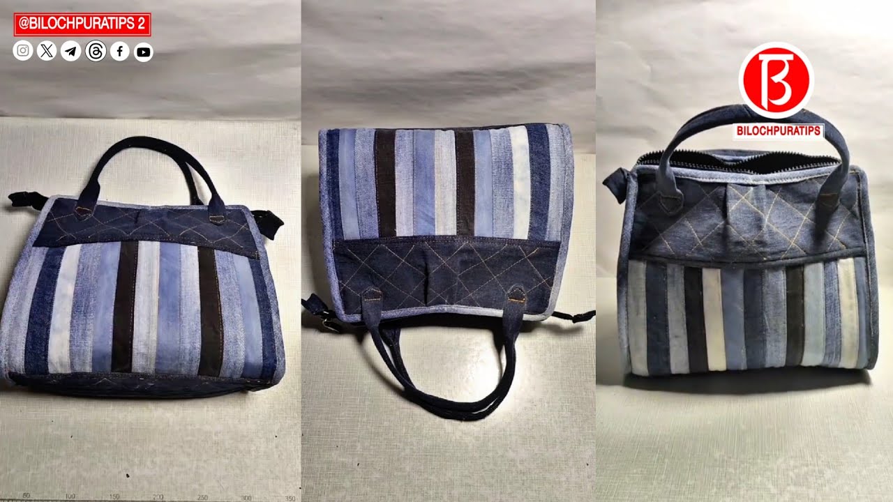 Make a shoulder bag Tutorial Part 5 - YouTube
