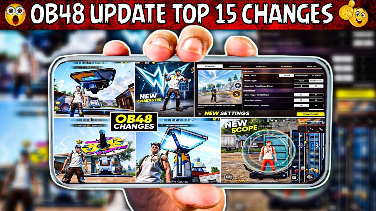 OB48 UPDATE TOP 15 CHANGES 😱 FREE FIRE FEB 2025 || FREE FIRE OB48 ...