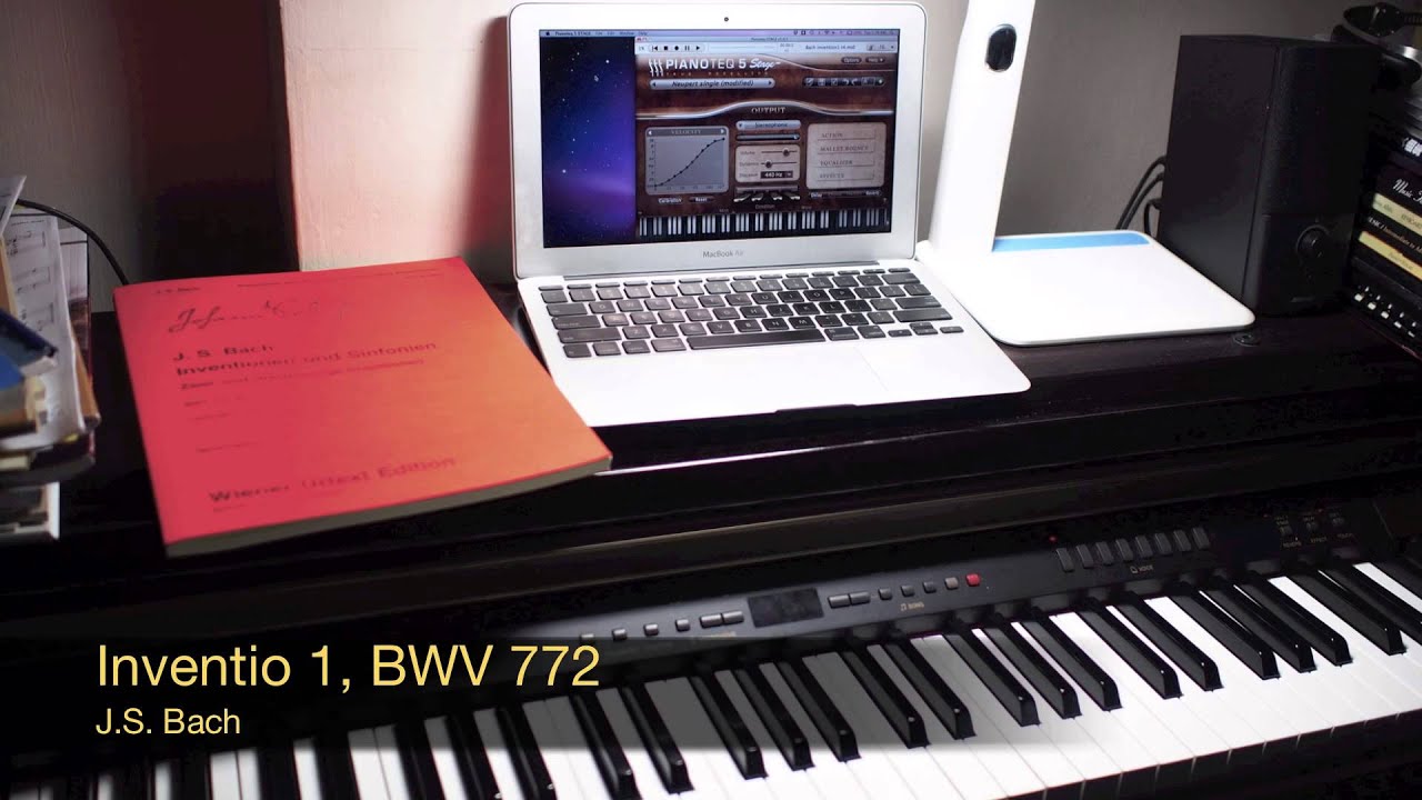 JS Bach: Invention No.1 in C, BWV 772 (Neupert clavichord) - YouTube