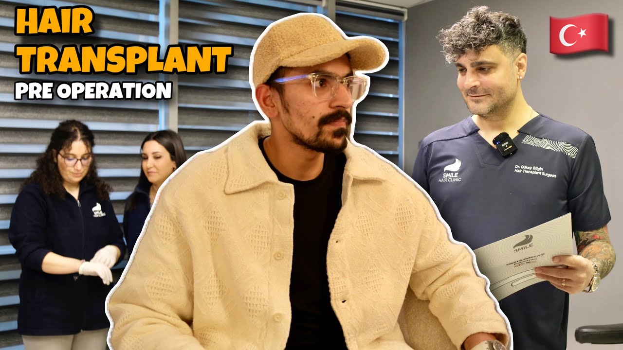 MY HAIR TRANSPLANT IN ISTANBUL TURKEY - Smile Hair Clinic - Part 1 ...