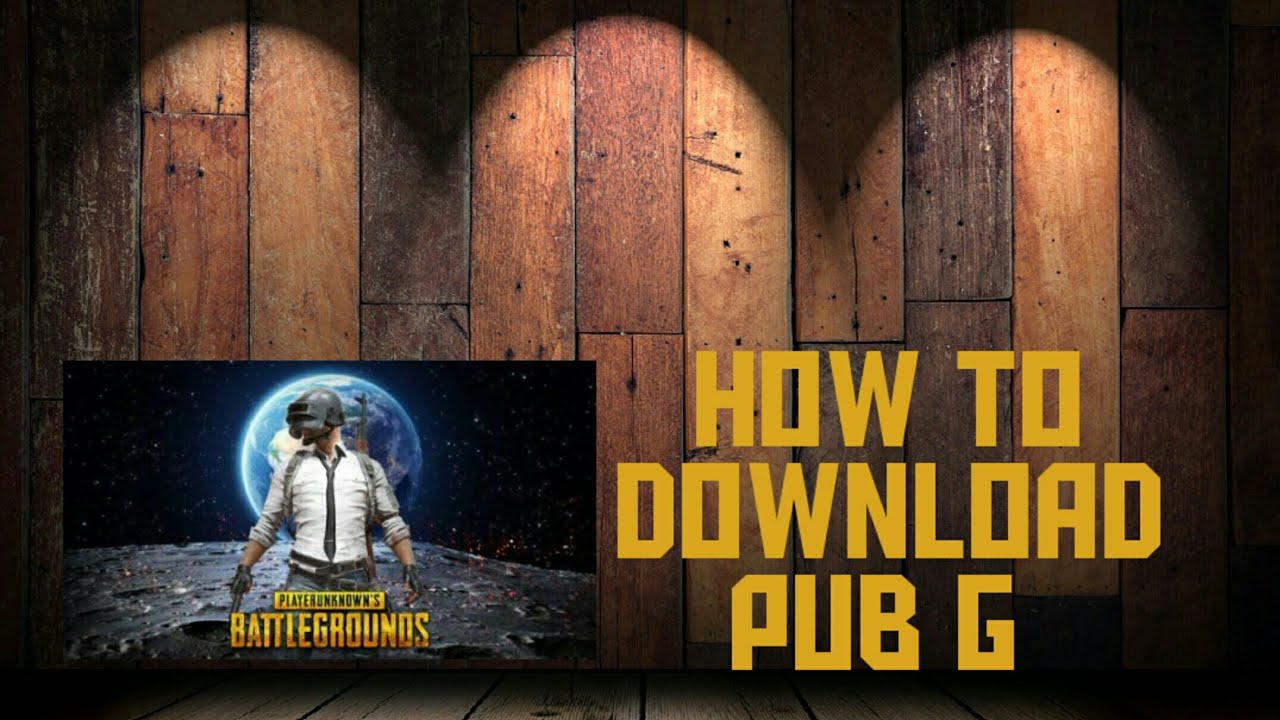 HOW TO DOWNLOAD PUB G - YouTube