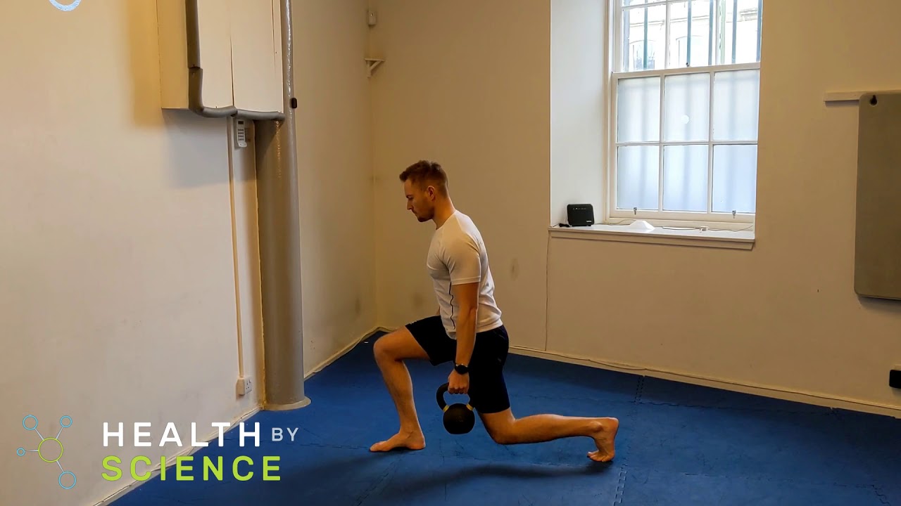 KB Suitcase Split Squat - YouTube