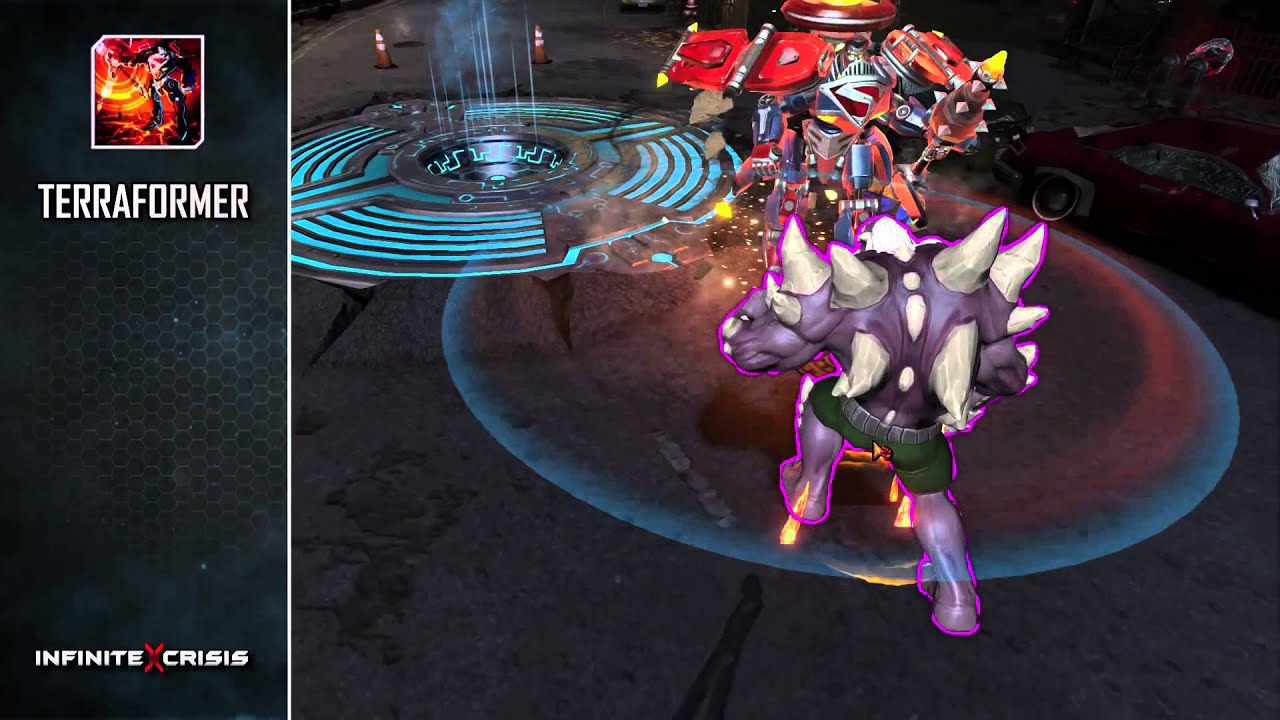 Infinite Crisis Mecha Superman Trailer - YouTube