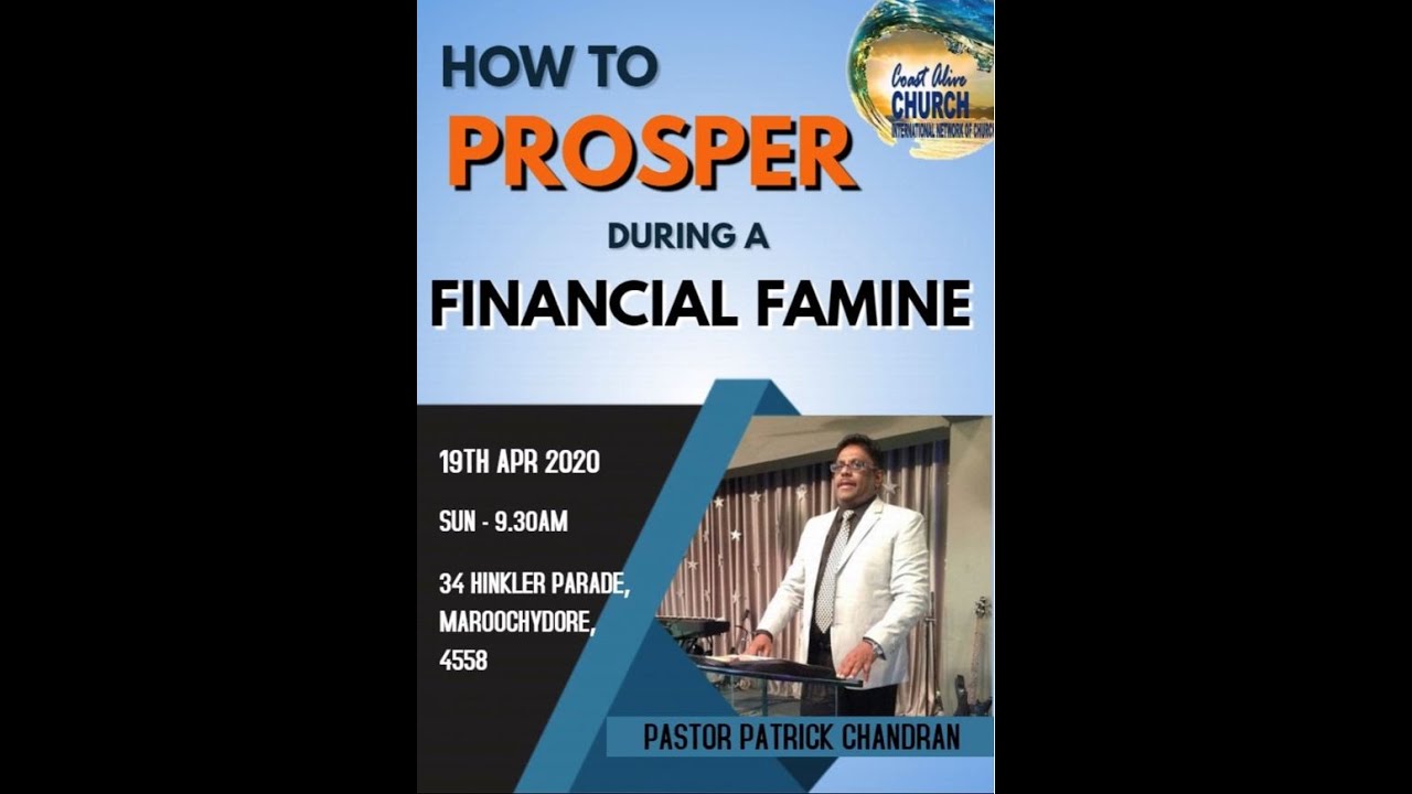 Prospering in a Financial Famine - YouTube