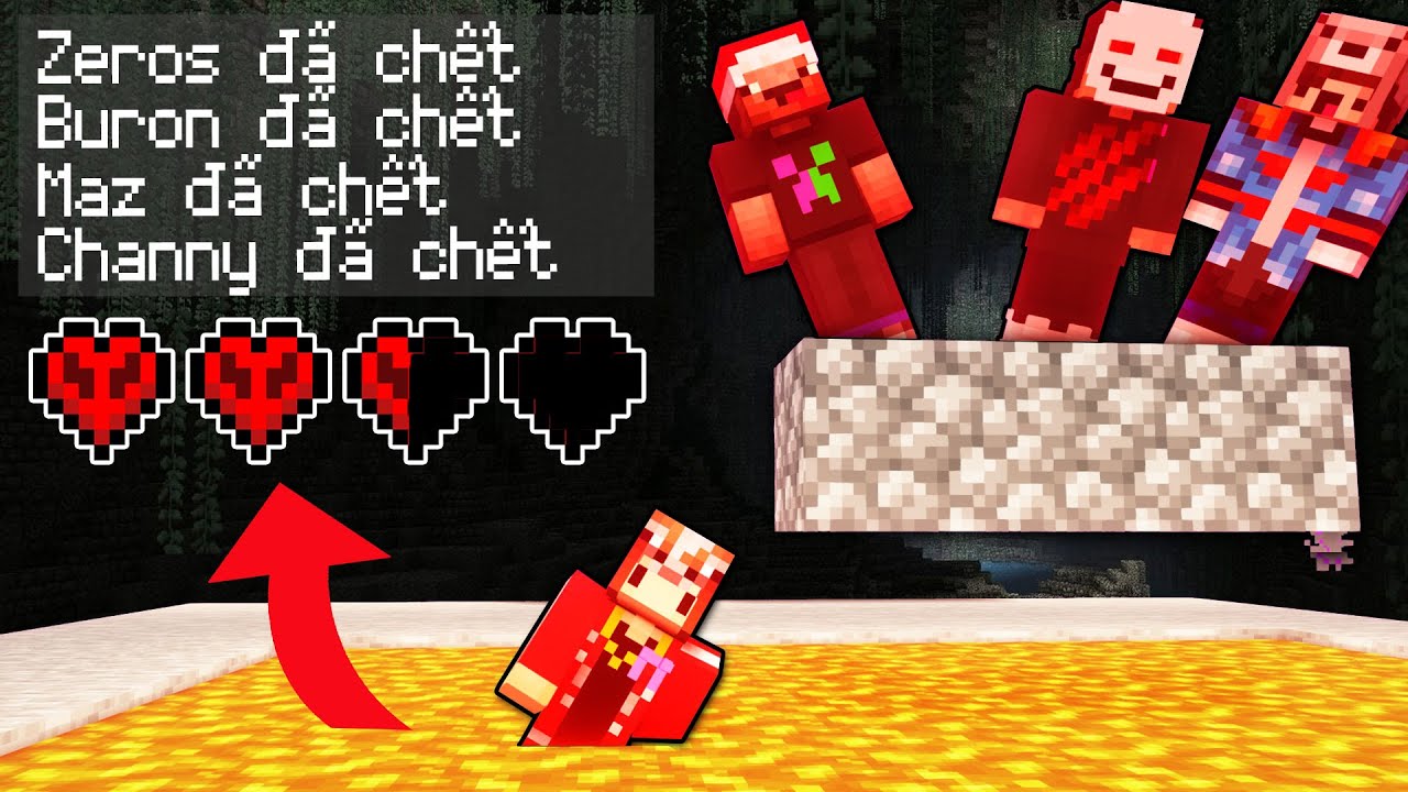 Nếu Mọi Người Có Chung Một Thanh Máu Trong Minecraft - YouTube