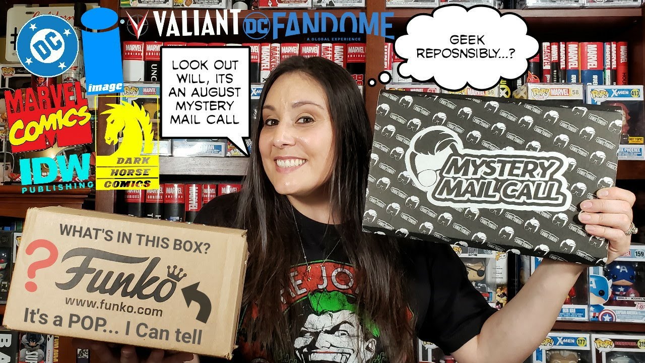 Comic Tom 101 Mystery Mail unboxing!!! DC Fandome and Funko - YouTube