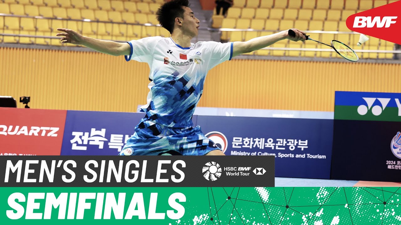 Korea Masters 2024 | Wang Zheng Xing (CHN) vs. Cho Geonyeop (KOR) | SF ...