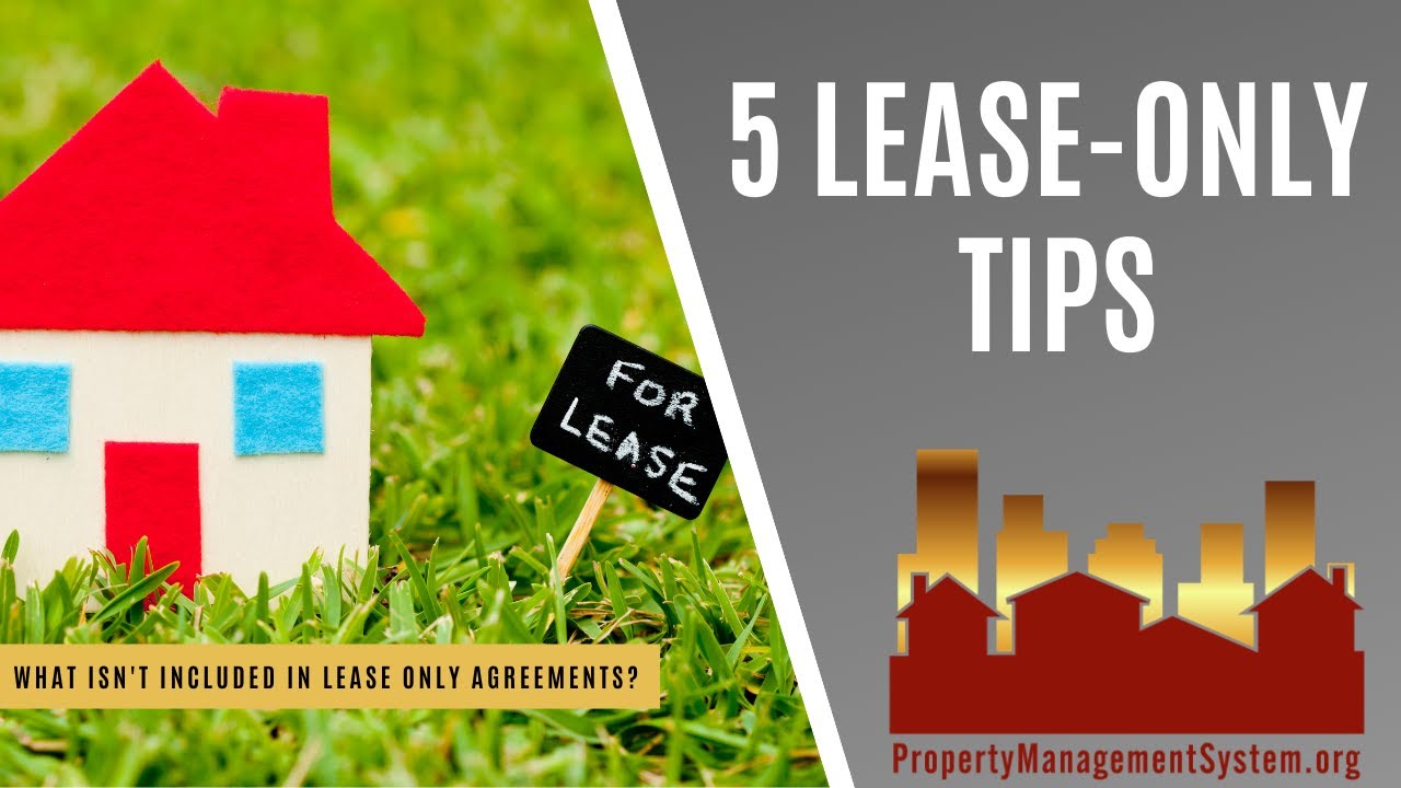 5 Tips When Doing a Lease-Only - YouTube