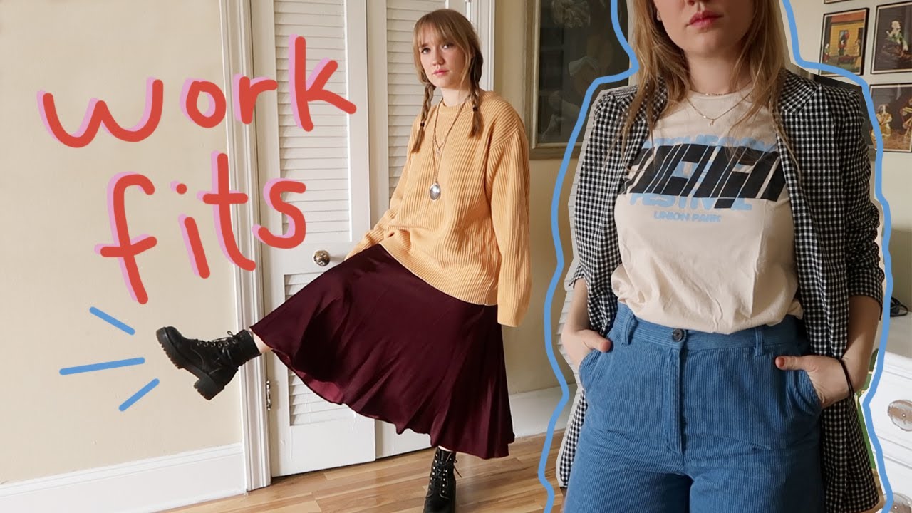 what to wear to work behind a computer all day - YouTube
