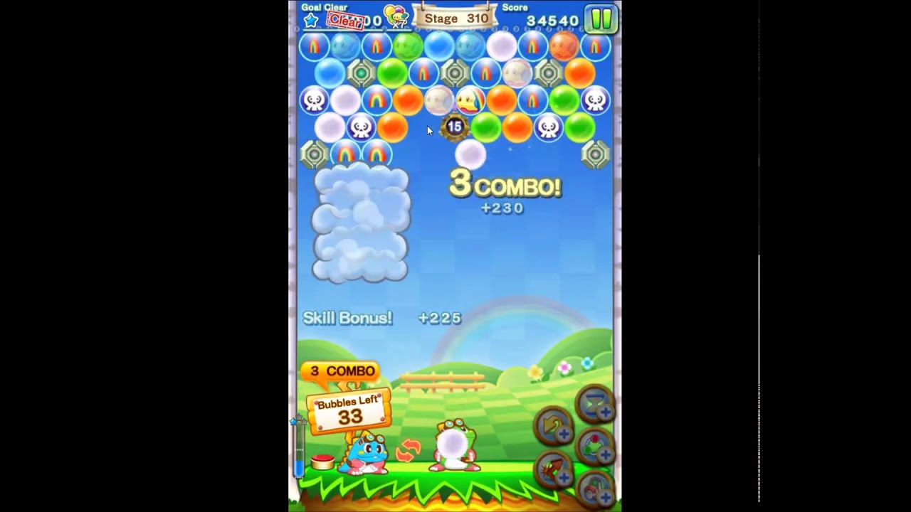 LINE Puzzle Bobble Stage 310 / LINE パズルボブル ステージ 310 - YouTube