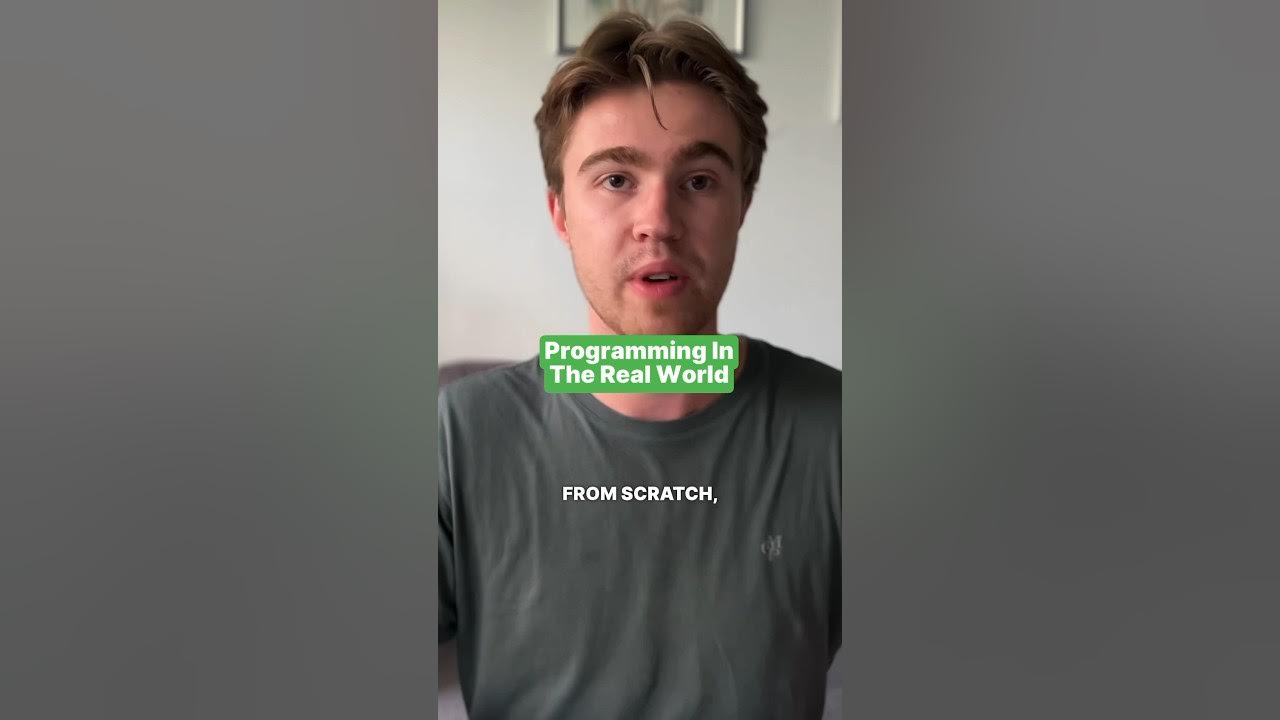 Programming in the real world #coding #tips #student - YouTube