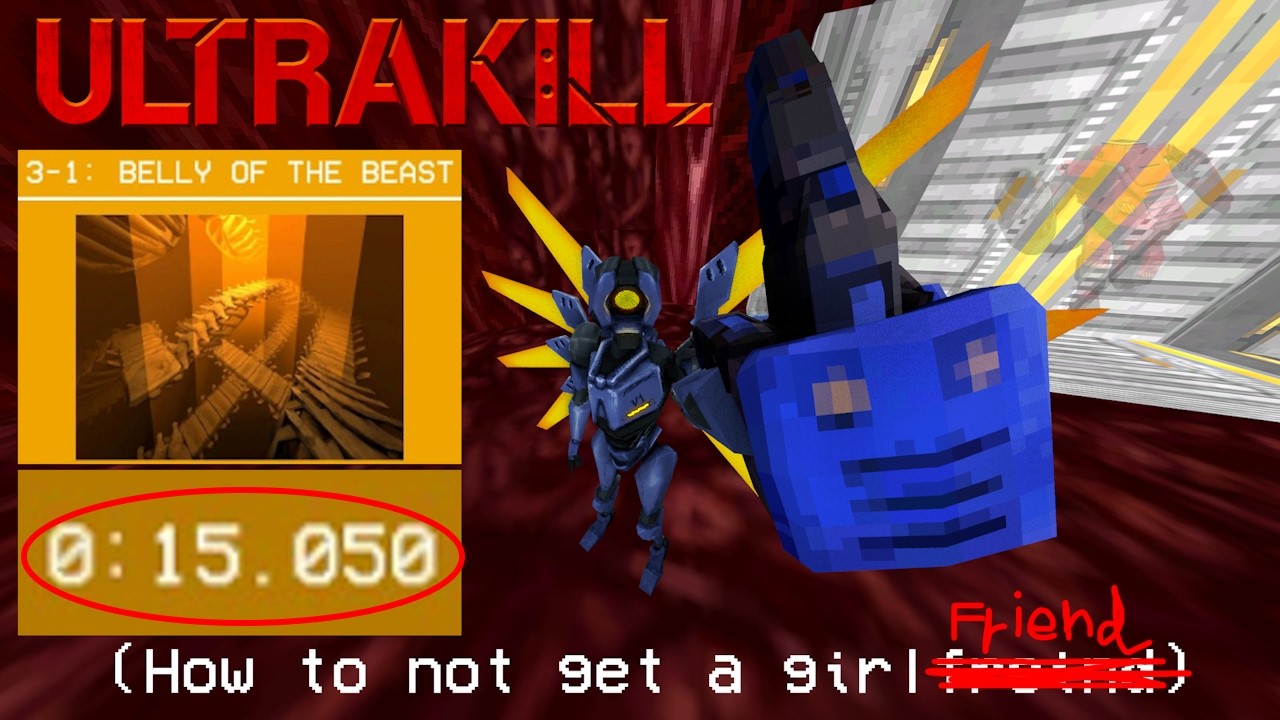 [Ultrakill] How to beat 3-1 in under 20 seconds - YouTube