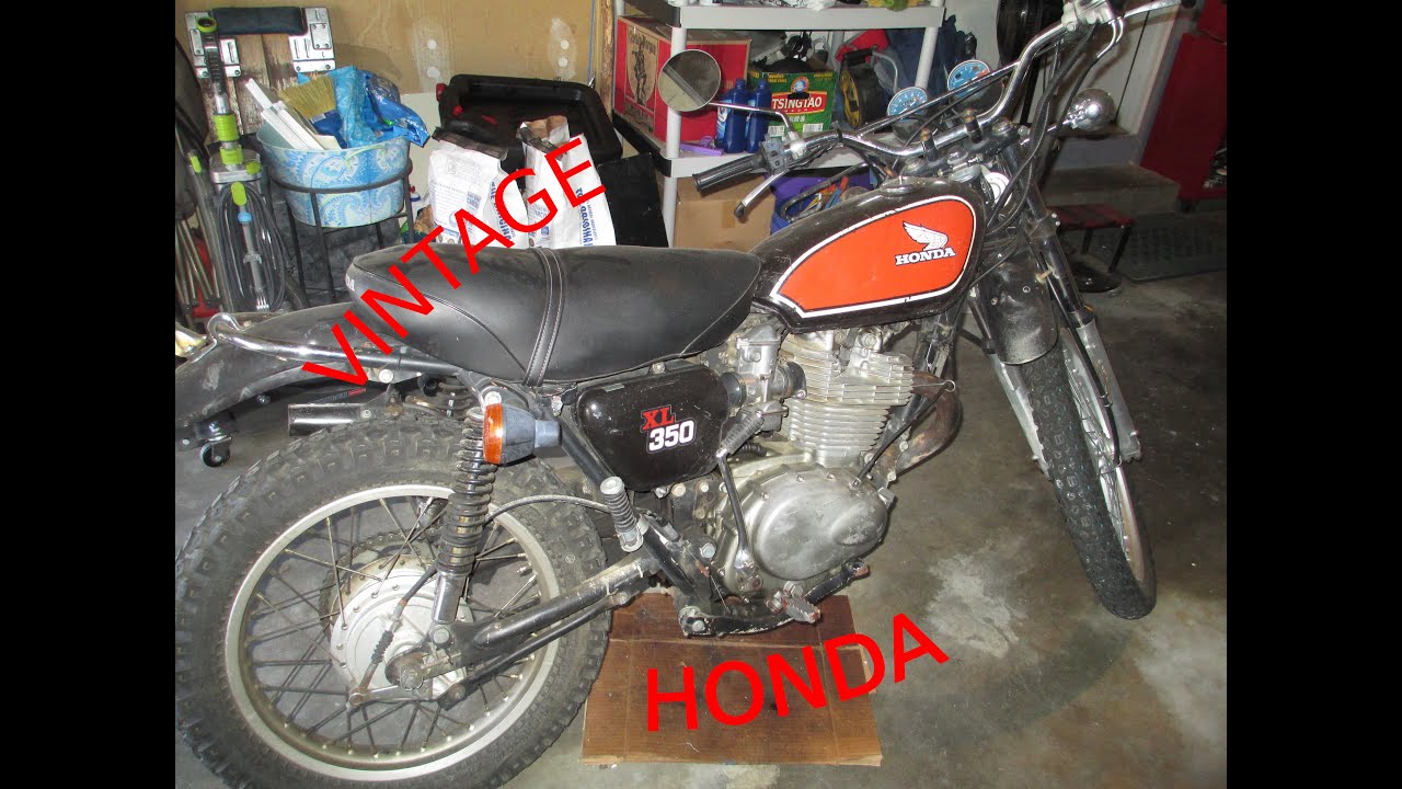 1975 Honda XL350 K1 Intro & Cold Start - YouTube