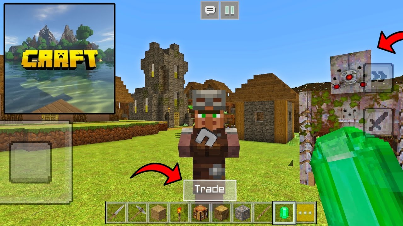 Craftsman Realistic: Craft - Survival Gameplay Part 3 (TRADING!!) - YouTube