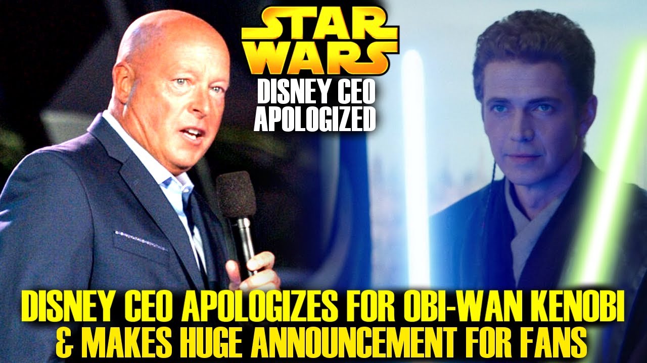 Disney CEO Apologized For Obi-Wan Kenobi Now & Makes Big Announcement ...