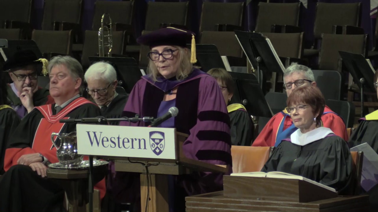 Western University Spring Convocation, June 21, 2017 - Marie Wilson ...