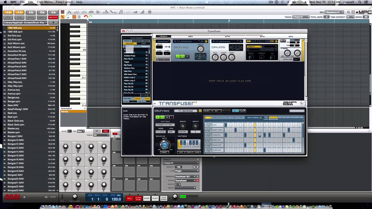 Quick Demo of Air Music Transfuser - YouTube
