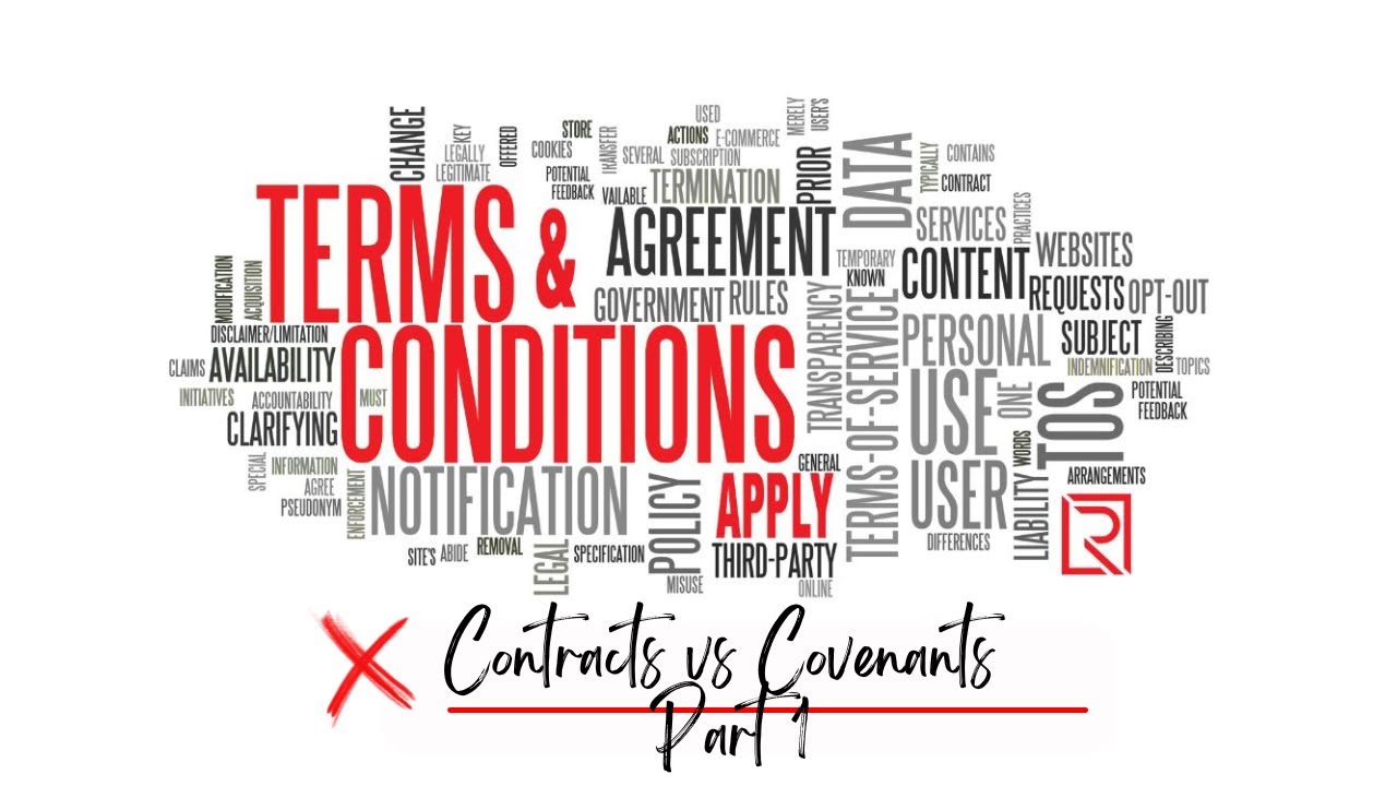 Terms and Conditions: Week 3 | Contracts vs Covenants Pt. 1 - YouTube